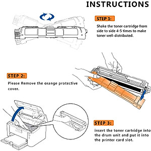 TN630 Toner Cartridge Black (2-Pack)：Compatible TN-630 Toner Cartridge Replacement for Brother TN630 TN-630 Toner HL-L2300D L2305W L2320D L2380DW MFC-L2680W L2685DW L2707DW L2720DW L2540DW Printer
