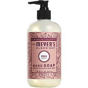 MRS. MEYER'S CLEAN DAY Liquid Hand Soap Bottle, 12.5 Fl Oz (Pack of 6) (Variety pack)