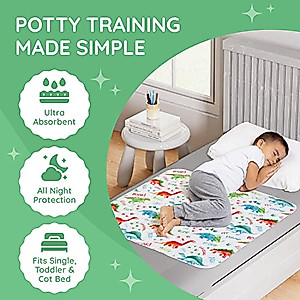 Potty Training Bed pad (Pack of 1 ) Dinosaur
