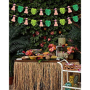 Tropical Bachelorette Party Banner Tropical Palm Leaves Banner for Beach Bachelorette Party Hawaiian Luau Summer Tropical Bach Party Decorations
