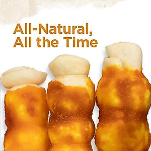 Natural Farm Beef Cheek Rolls, Chicken Flavor, 5-6" Inch (4 Pack), Safe Rawhide Alternative Dog Chew - Great for Power Chewers - Long Lasting Chews, Treats, Bones for Aggressive Chewers & Large Dogs