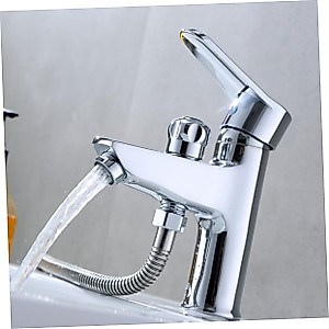 Mikikit Kitchen Faucet Waterfall Faucet Bathroom Faucets Bathtub Faucet Sink Faucet Hot and Cold Water Faucet Utility Faucet Water Faucet Outdoor Faucets for Bath Sinks Mixing Valve Basin