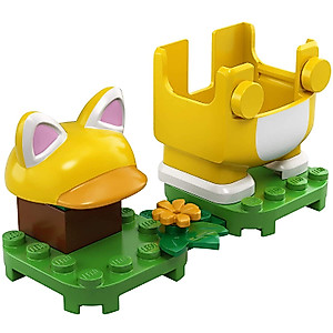 LEGO Super Mario Cat Mario Power-Up Pack 71372 Building Kit, Cool Toy for Kids to Power Up The Mario Figure in The Adventures with Mario Starter Course (71360) Playset (11 Pieces)