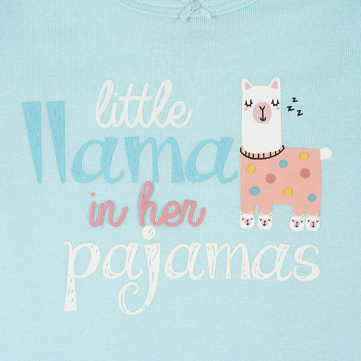 GerberBaby GirlsToddler Snug Fit 4-Piece Pajama SetLittle Llama Pink18 Months