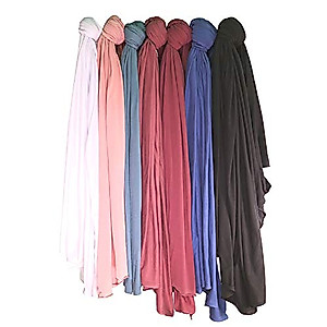 FabricLA DTY Double Brushed Knit Jersey 190 GSM - 58/60" Inches (150 CM) Wide - Soft Polyester Spandex Fabric - 2 Way Stretch Knit Fabric - Black, 1 Continuous Yard