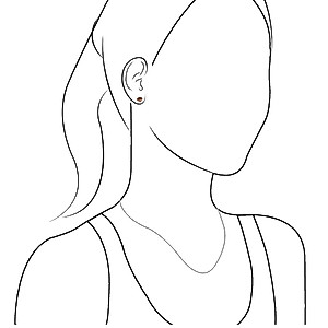 Starborn Copper Nugget with Sterling Silver Post Earrings