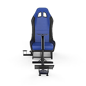 cirearoa Racing Wheel Stand with seat Gaming Chair Driving Cockpit for All Logitech G923 | G29 | G920 | Thrustmaster | Fanatec Wheels | Xbox One, PS4, PC Platforms (Black/Blue)