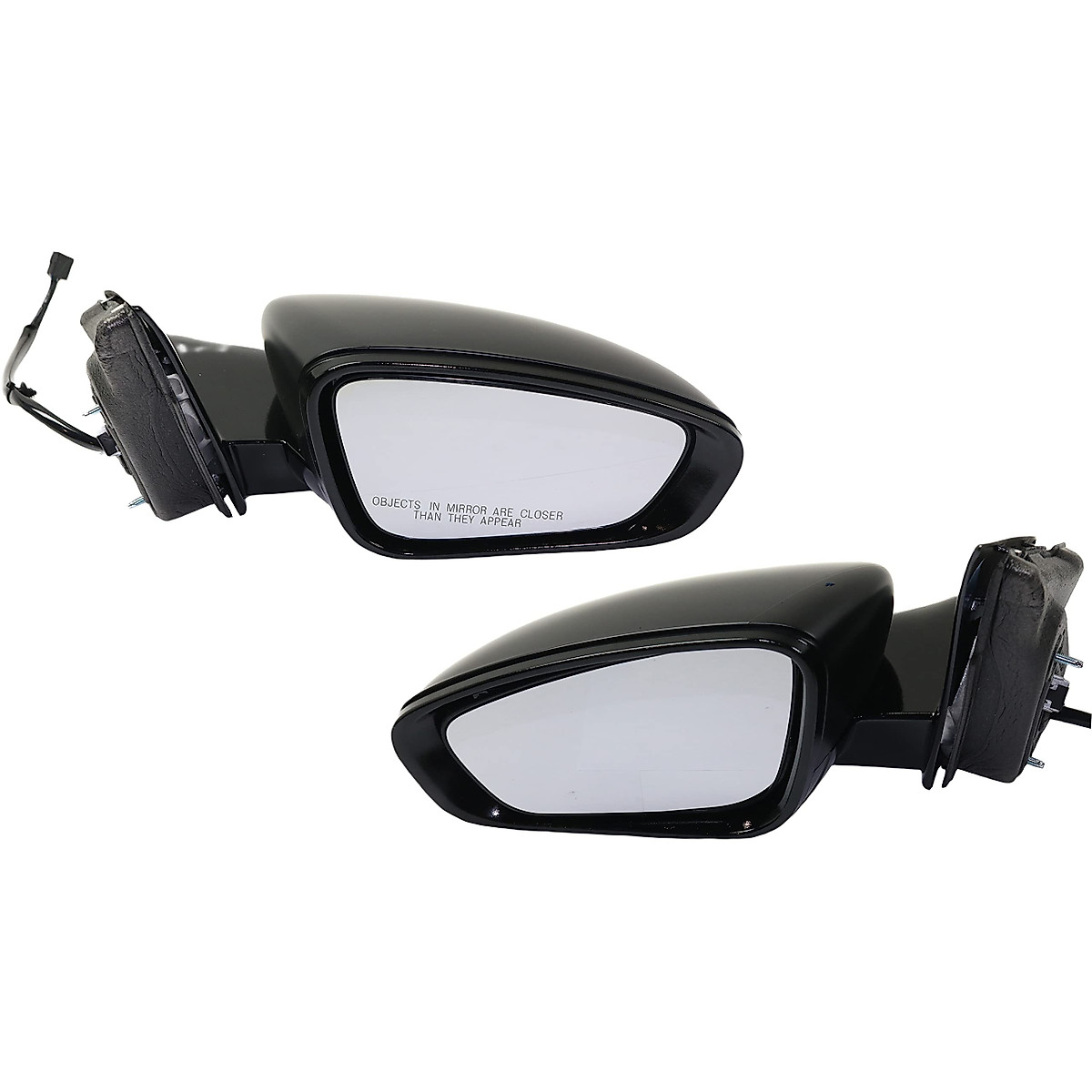 Kool Vue Driver & Passenger Side Power Heated Mirrors for Chrysler 200 2015-2017 With Signal Light; Without Blind Spot Monitor, Memory, Puddle Lamp & Auto-Dimming Paintable