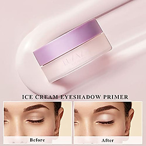 LUXAZA Eyeshadow Primer,Eye primer＆Eyeliner Primer,Cream Matte Eye Shadow Primer On Base.Makeup Looks - Lasts All Day-0.35 oz