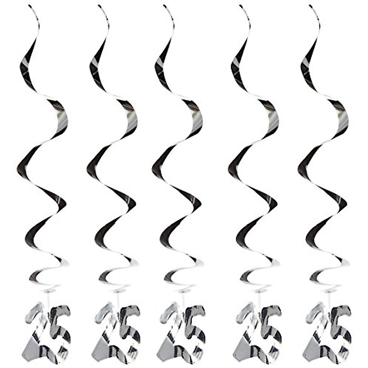 25th Anniversary Whirls (5/Pkg)