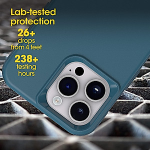 OtterBox iPhone 14 Pro Max (ONLY) Commuter Series Case - Dont BE Blue (Blue), Slim & Tough, Pocket-Friendly, with Port Protection