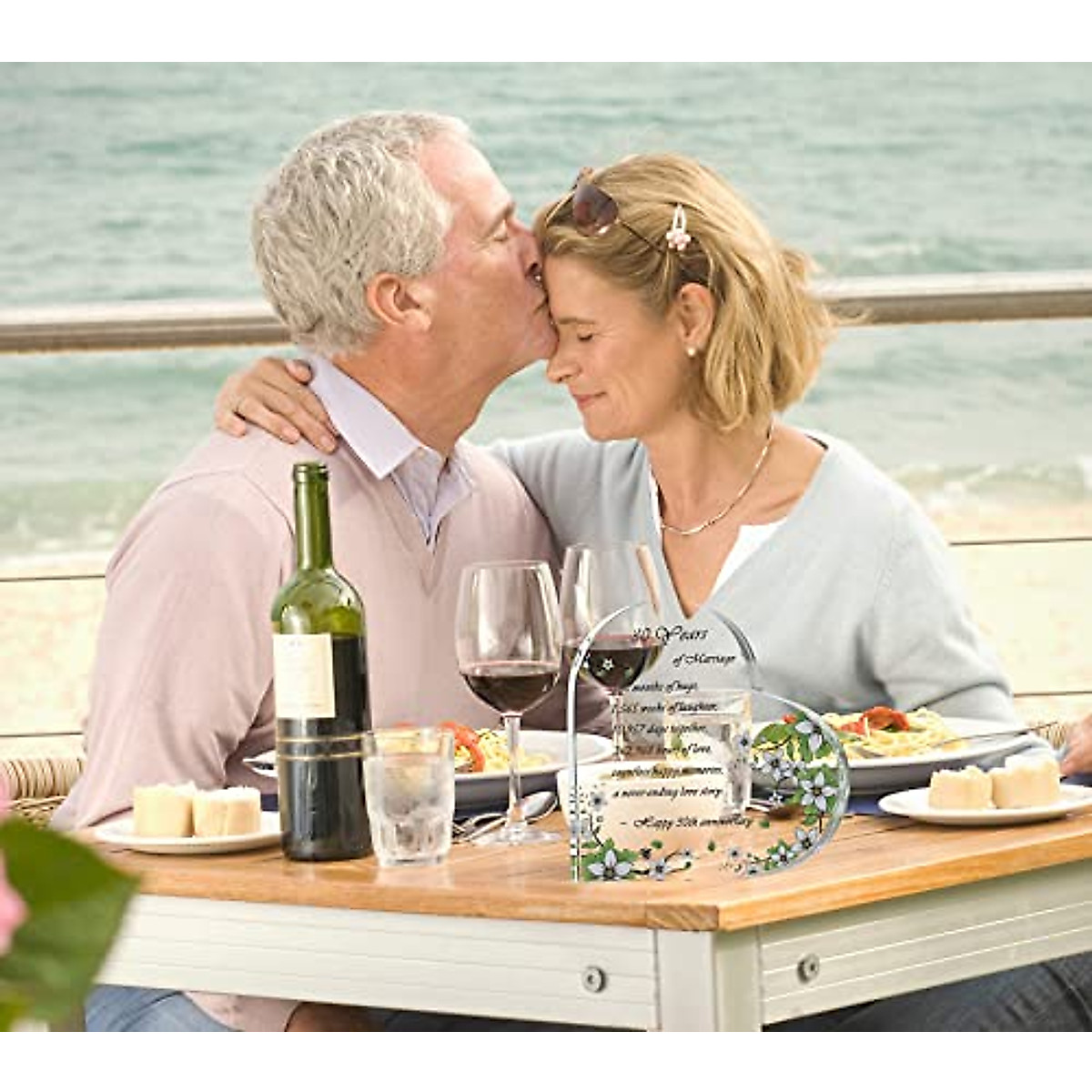 SigMntun Best 30th Anniversary Wedding Gifts for Couple, Parents - Anniversary Decorations and Marriage Gifts for Precious Moments, Card Included - A+ Class Clarity Crystal Heart