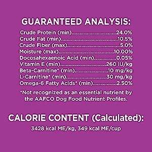 IAMS Healthy Aging Adult Dry Dog Food for Mature and Senior Dogs with Real Chicken, 7 lb. Bag