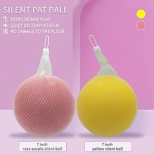 BUHOET 7-Inch Uncoated High Density Foam Ball-for Over 3 Years Old Kids Foam Sports Balls-Soft and Bouncy, Lightweight and Easy to Grasp Foam Silent Balls are Safe for Younger Children(Rose Purple)