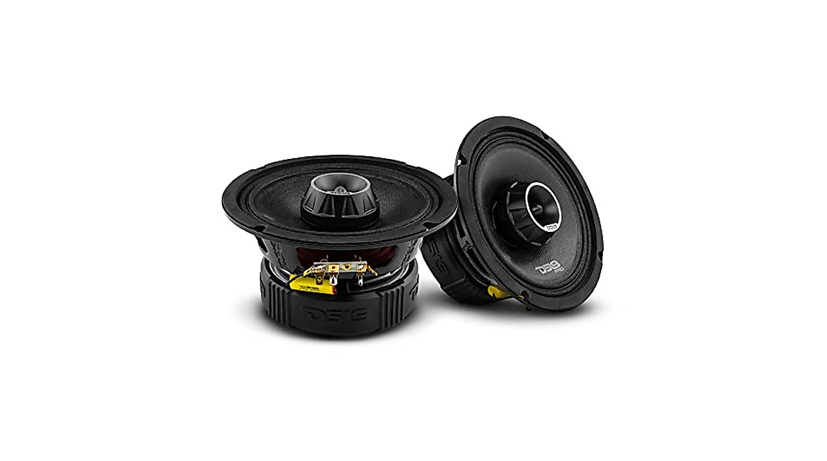 DS18 PRO-ZT6 6.5-Inch 2-Way Midrange Speaker with Built-in Tweeter