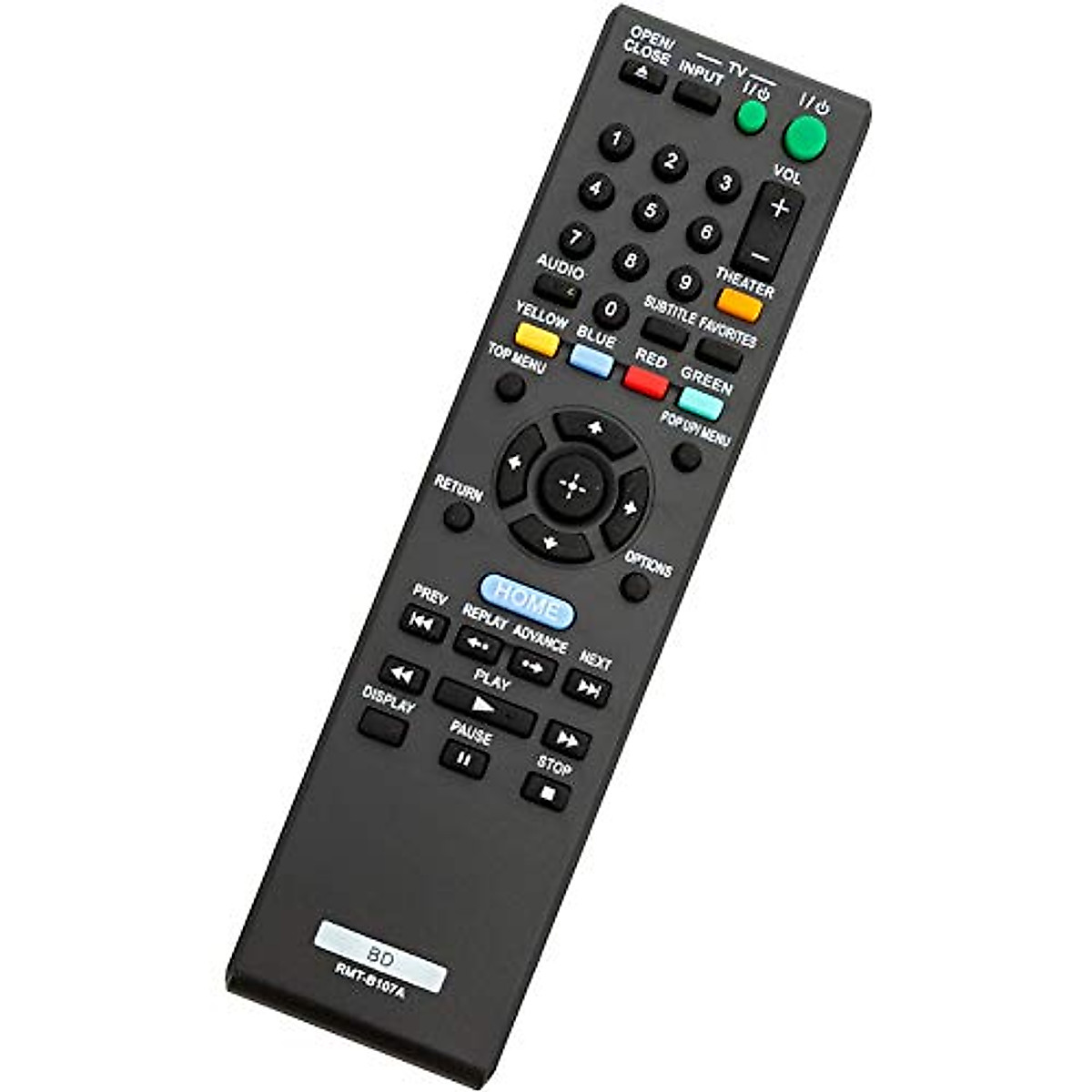New Replacement Remote Control RMT-B107A RMTB107A fit for Sony Blu-ray Disc DVD Player BDP-BX37 BDP-S370 BDP-S373 45CS BDP-BX57 BDP-S570 BDP-S270 BDP-S470 BDP-S1700ES BDP-S770