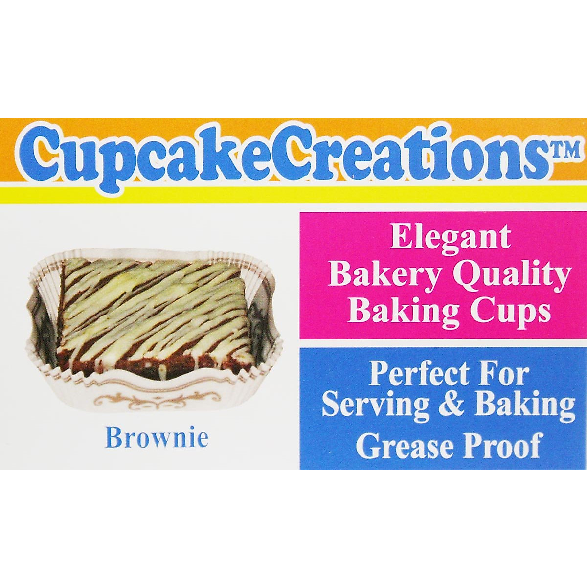 Cupcake Creations 32 Count Brownie & Appetizer Liner