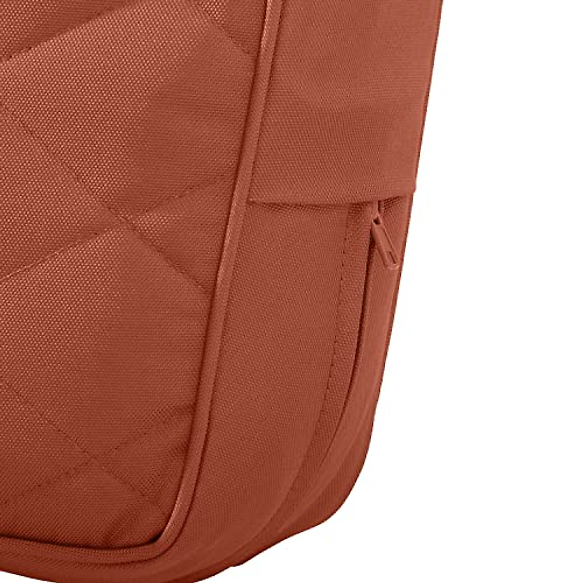 Classic Accessories Montlake FadeSafe Water-Resistant 21 x 19 x 3 Inch Rectangle Outdoor Quilted Seat Cushion, Patio Furniture Chair Cushion, Spice