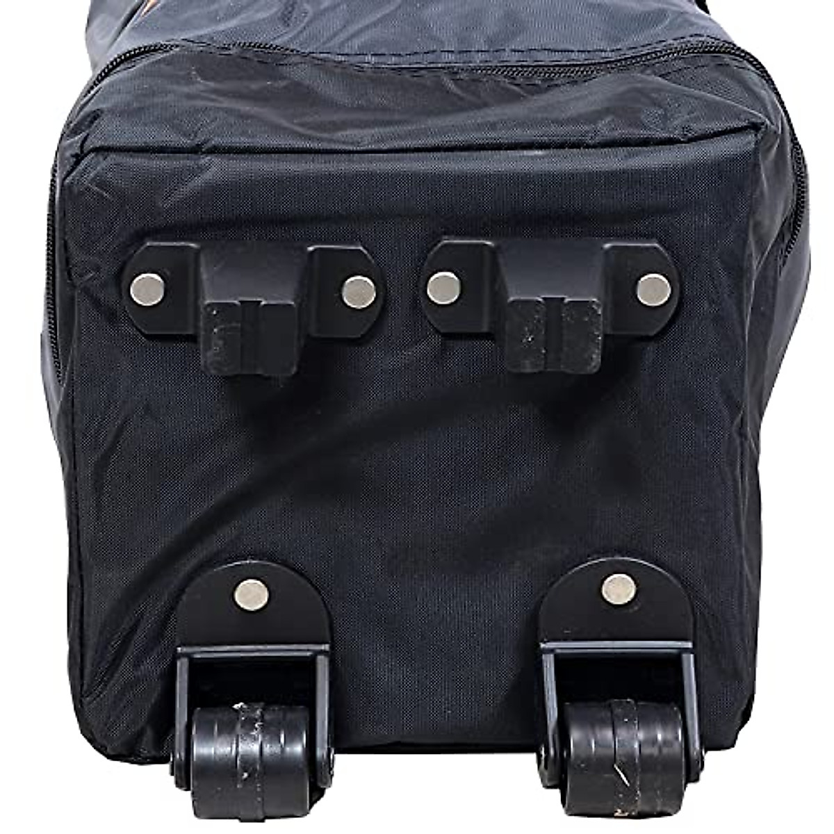 Sunnydaze Premium Pop-Up Canopy Rolling Carrying Bag - 9 Inches W x 47.5 Inches L x 9 Inches H - Replacement Roller Canopy Tent Bag for 10' x 10' Canopy - 420D Polyester - Black