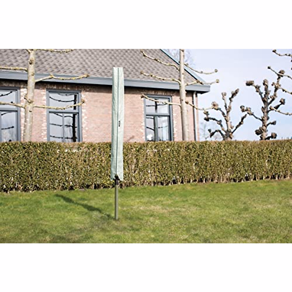 Brabantia - Clothes Drying Rack Cover - Weather Resistant Material - Zip Closure - Outdoor - Drying Rack Protection - Leaf - for Essential, Topspinner and Lift-O-Matic