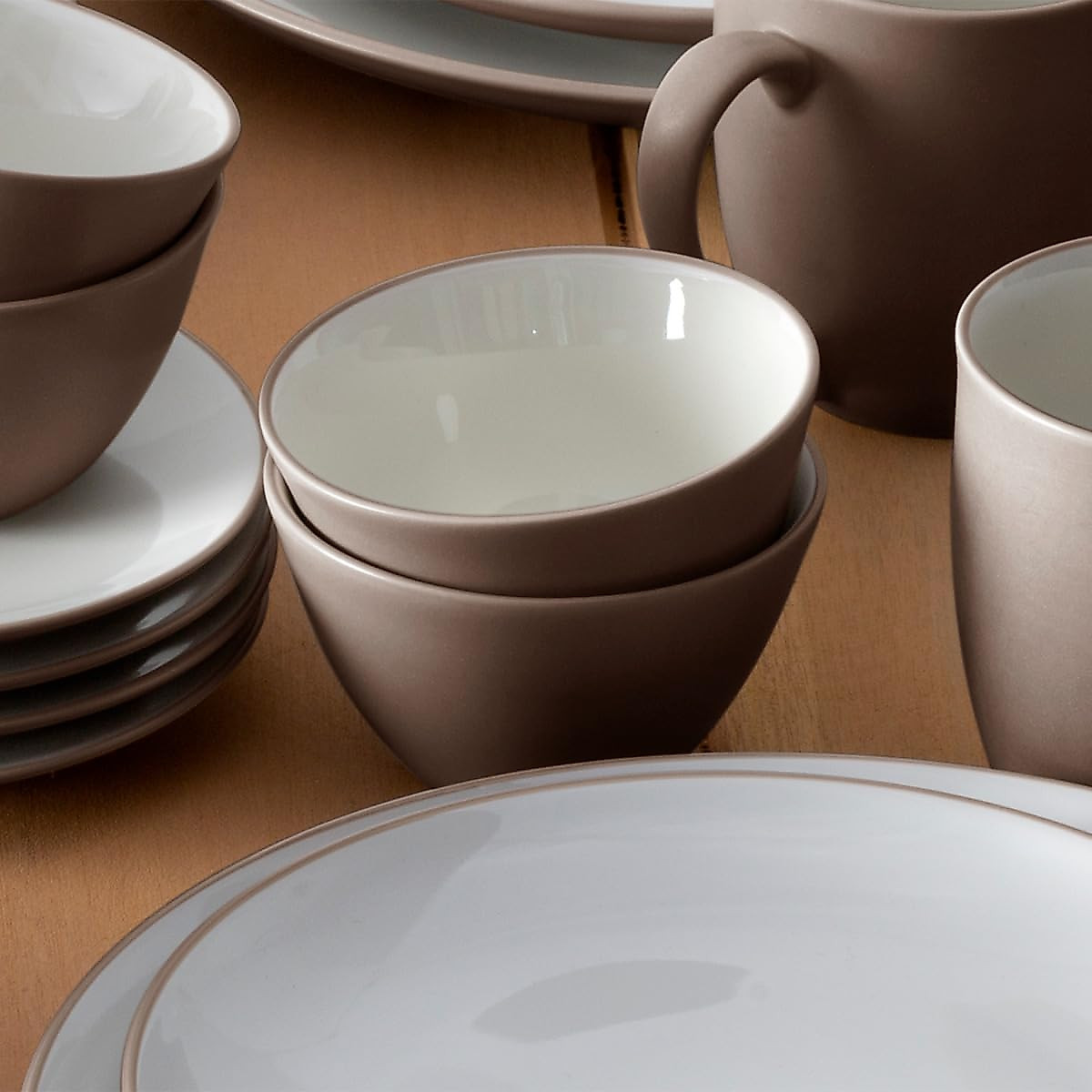 Noritake Colorwave Clay Bowl, Mini, Set of 4, 4", 7 oz in Brown/Clay/Taupe