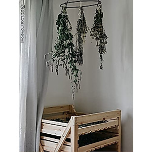 Gardeners Supply Company Garden Harvest Rack, Large 9 Drawer Adjustable Wooden Vegetable and Fruit Storage | Herb Drying Rack | Vegetable Basket Bins Rack