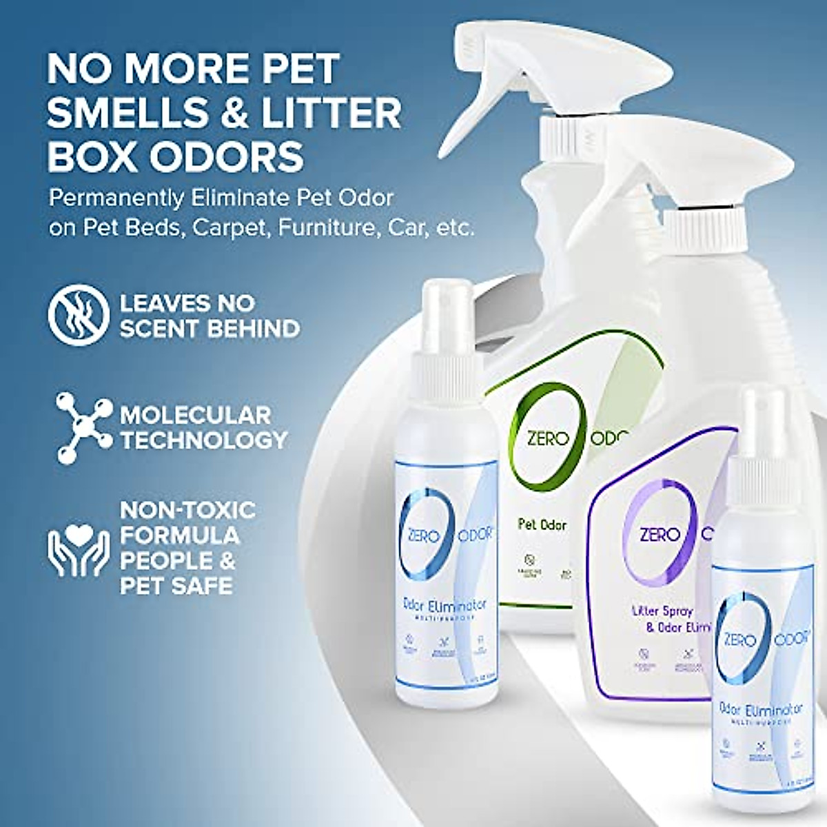 Zero Odor ZOP 1062 Lover's Kit Cats Odor Remover