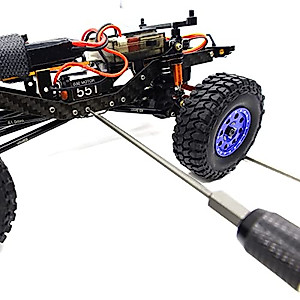 HOPLEX 5PCS RC Hex Bit 1.27mm 1.5mm 2.0mm 2.5mm 3.0mm Hex Head Allen Wrench Drill Bit Set for Screwdrivers Electric Screwgun/Power Drill