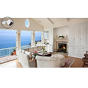 Haoyou Metal Adjustable Mounts Bracket Mount Outdoor/Indoor Compatible with Arlo pro 4/pro 2/Arlo pro/Arlo Ultra/Ultra 2/ Arlo Go/Arlo Essential Spotlight Cameras（2 Pack White）