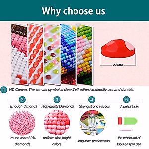 Zimal New 5D DIY Diamond Painting Angel Guardian Crystal Diamond Painting Cross Stitch Needlework Diamond Home Decor 11.8 X 15.8 Inch