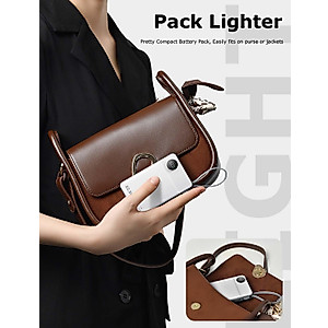 LISEN Portable Charger iPhone Power Bank for Magsafe Battery Pack, 10000mah Power Bank Fast Charging 22.5W Built-in Cable for Magsafe Portable Charger Fits iPhone 15 Pro Max Plus 14 13 12 Apple Watch