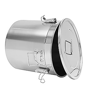 DNYSYSJ Stainless Food Container 304 Stainless Steel Airtight Canister Flour Containers with Lids Airtight Stainless Steel Bucket For Food, Bean, Flour, Oil, Sugar, Milk
