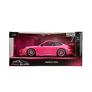 Pink Slips 1:24 Porsche 911 GT3RS Die-Cast Car, Toys for Kids and Adults(Pink)