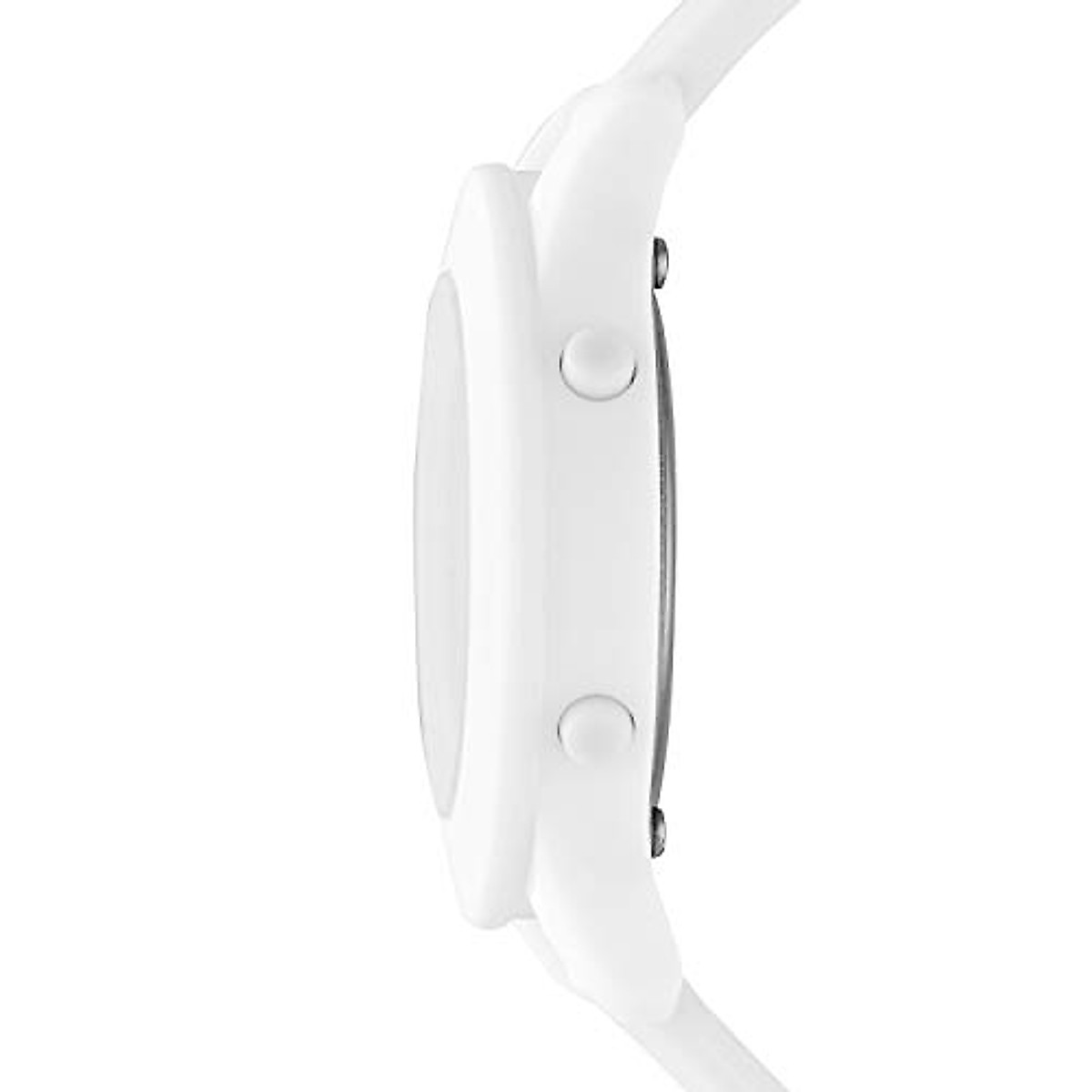 Skechers Women's Rosencrans Digi Quartz Casual Sports Silicone Nurse Digital Watch, Color: White (Model: SR6142)
