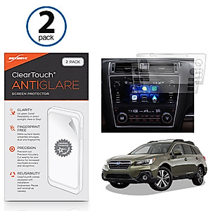 BoxWave Screen Protector Compatible with Subaru 2018 Outback Display (8 in) - ClearTouch Anti-Glare (2-Pack), Anti-Fingerprint Matte Film Skin