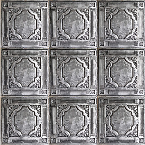 PAINTSDECOR Faux Antique tin Ceiling Tiles Painted Decor Ceiling Panels PL65 10pcs/lot