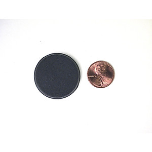 Hedral Value Pack of 20-32MM Round Black Miniature Model Bases for Tabletop or Miniature Wargames