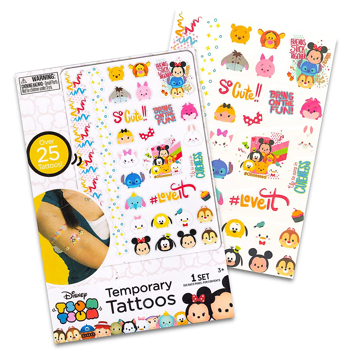 Love Diana Clock Puzzle Shape Sorting Game for Toddlers, Kids ~ 5 Pc Learning Toy Bundle with Love Diana Wooden Clock, Temporary Tattoos, and More (Love Diana Wood Toys)