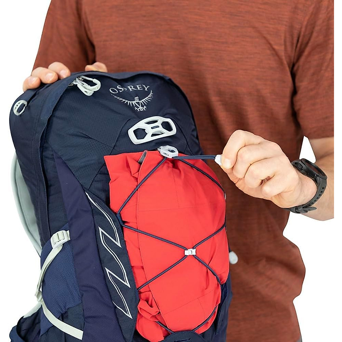 Osprey Talon 11 Men's Hiking Backpack Stealth Black, Large / X-Large