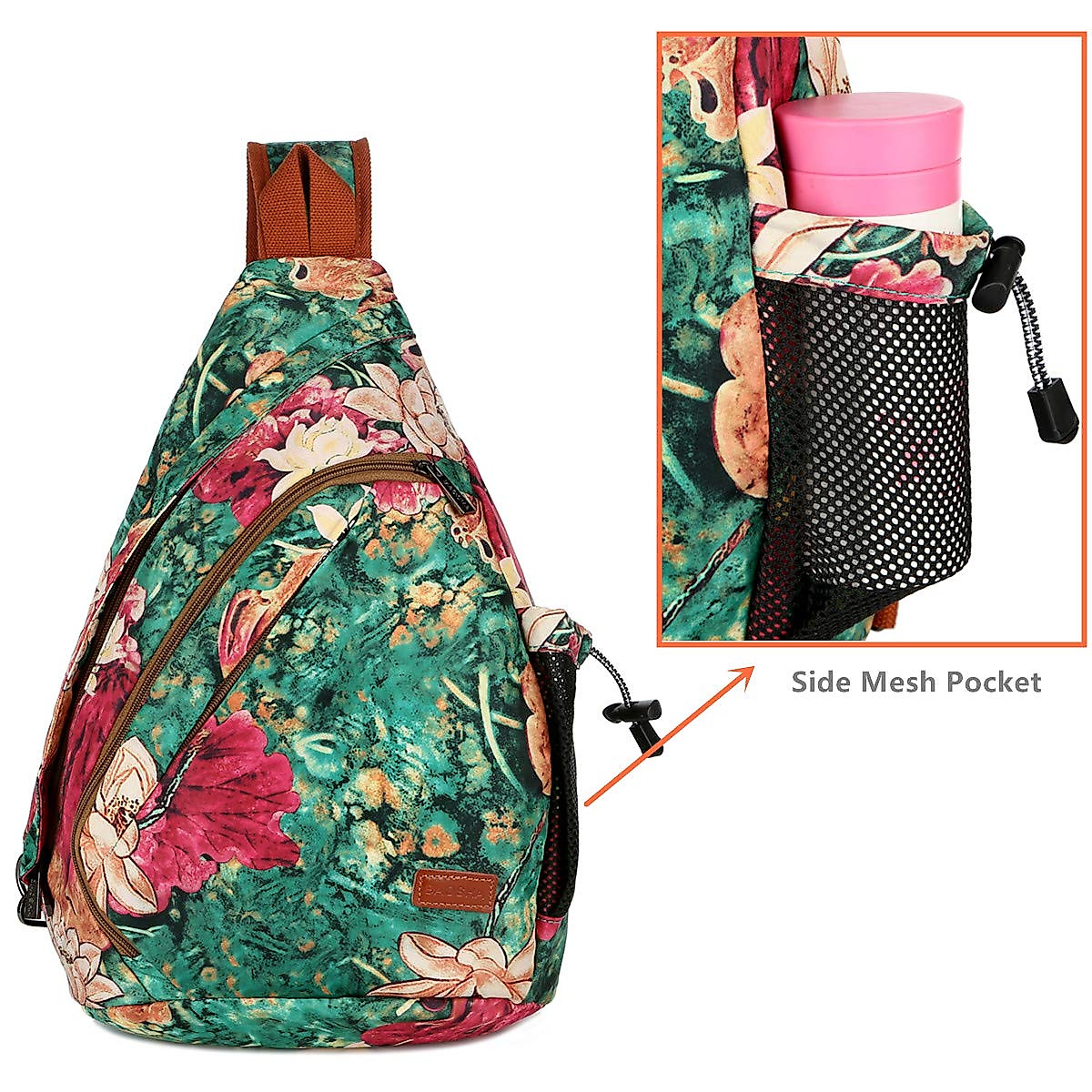 Baosha Sling backpack Crossbody Shoulder Chest Bag Travel Hiking Daypack for Women XB-04 (BS)