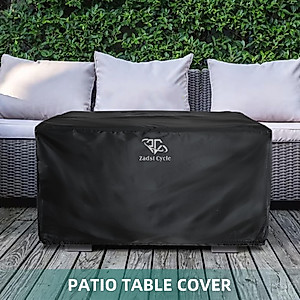Outdoor Table Cover, Zadst Cycle Patio Table Cover 56 x 56 x 27.5", Oxford Fabric Patio Table Covers for Outdoor Furniture, Patio Table Covers for Chairs and Tabels