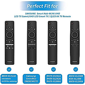 3 Pack Silicone Protective Case for Samsung Smart TV Remote Control BN59 Series Anti-Lost Shockproof Glowing Samsung tv Remote Cover Case Skin Sleeve Protector for Samsung Smart 4K Ultra HDTV Remote