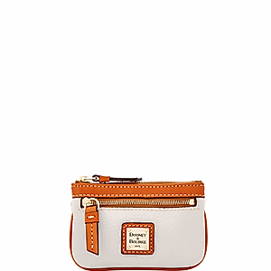 Dooney & Bourke Wallet, Pebble Grain Coin Case - White