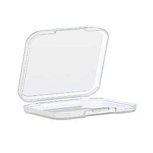 Loud Lock Plastic Shatter Container (7.5mm, 100 Count) - Multipurpose Ultra Slim Pocket Case - Plastic Containers- Clear Containers - Bulk Containers