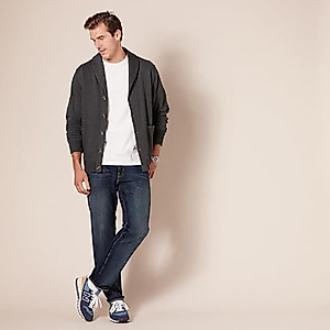 Amazon Essentials Men's Straight-Fit Stretch Jean, Dark Wash, 29W x 28L