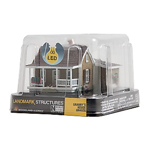 Granny's 2-Story House Built-N-Ready N Scale Woodland Scenics