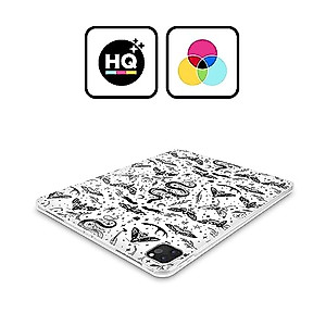 Head Case Designs Officially Licensed Episodic Drawing Flash Tattoo Pattern Soft Gel Case Compatible with Apple iPad Air 2020/2022