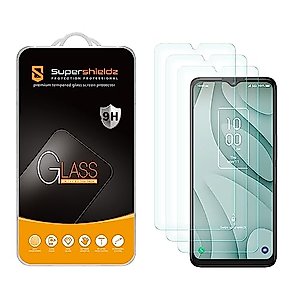 Supershieldz (3 Pack) Designed for TCL 40 X 5G / TCL 40 XE 5G Tempered Glass Screen Protector, Anti Scratch, Bubble Free