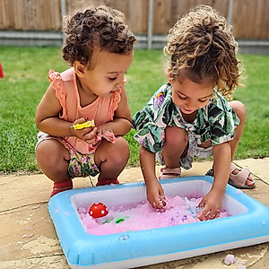 Zimpli Kids Gelli Adventures Fantasy Pack, 5 Use Pack, 8 x Fantasy Figures, Inflatable Tray, Imaginative Pretend Playset, Children's Sensory Kit, Birthday Gift for Boys & Girls, Role Play Toy