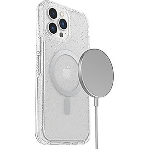 OtterBox Symmetry Clear Series+ Antimicrobial Case with MagSafe for iPhone 13 Pro Max & iPhone 12 Pro Max (Only) - Non-Retail Packaging - Stardust (Clear Glitter)